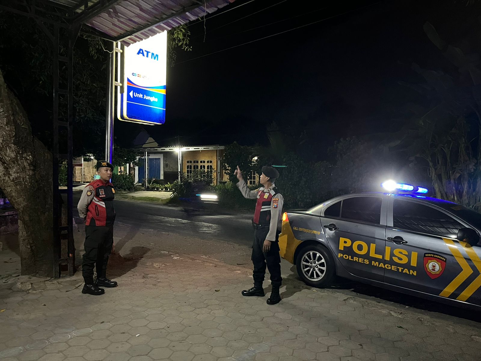 Patroli Malam Sat Sabhara Polres Magetan, Waspada 3C dan Kriminalitas Di Permukiman Dan Obyek ...