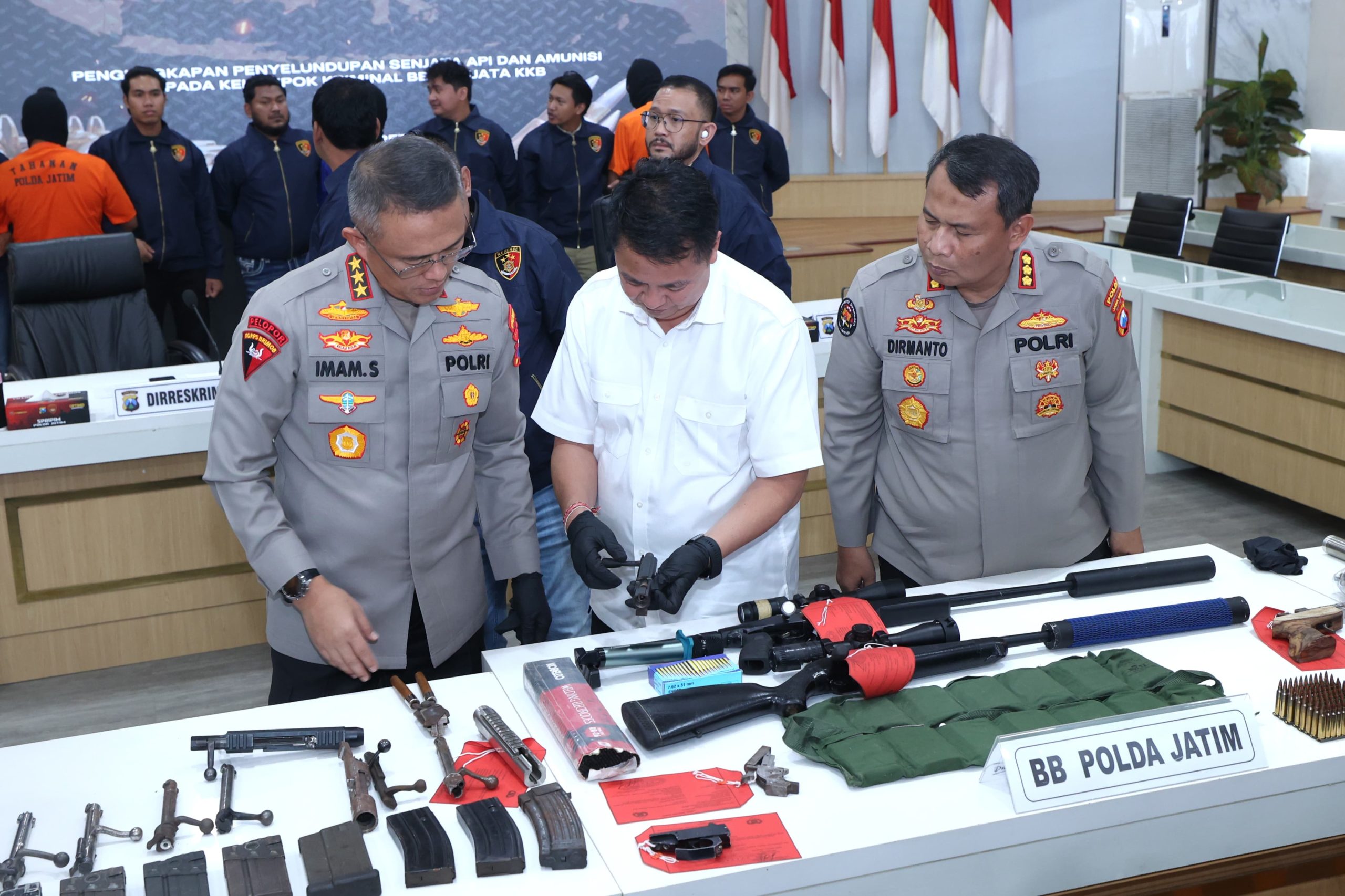 Polda Jatim Berhasil Gagalkan Penyelundupan Senjata di Bojonegoro Diduga Untuk KKB Papua ...